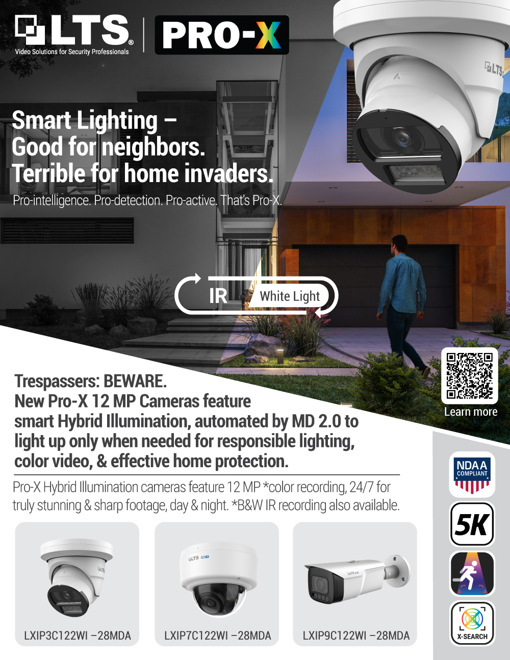 Key Technology Hybrid Illumination – IP Video Security Solutions | LTS