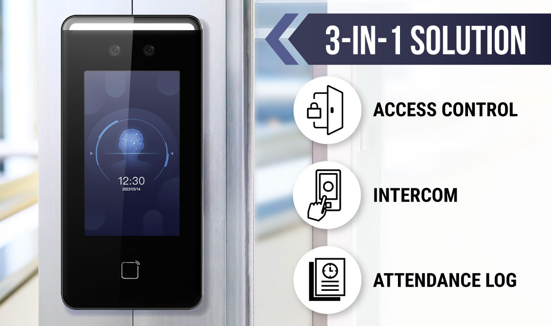 Door Intercom/AC Terminal 4-inch LCD Touch Screen can call Software or ...