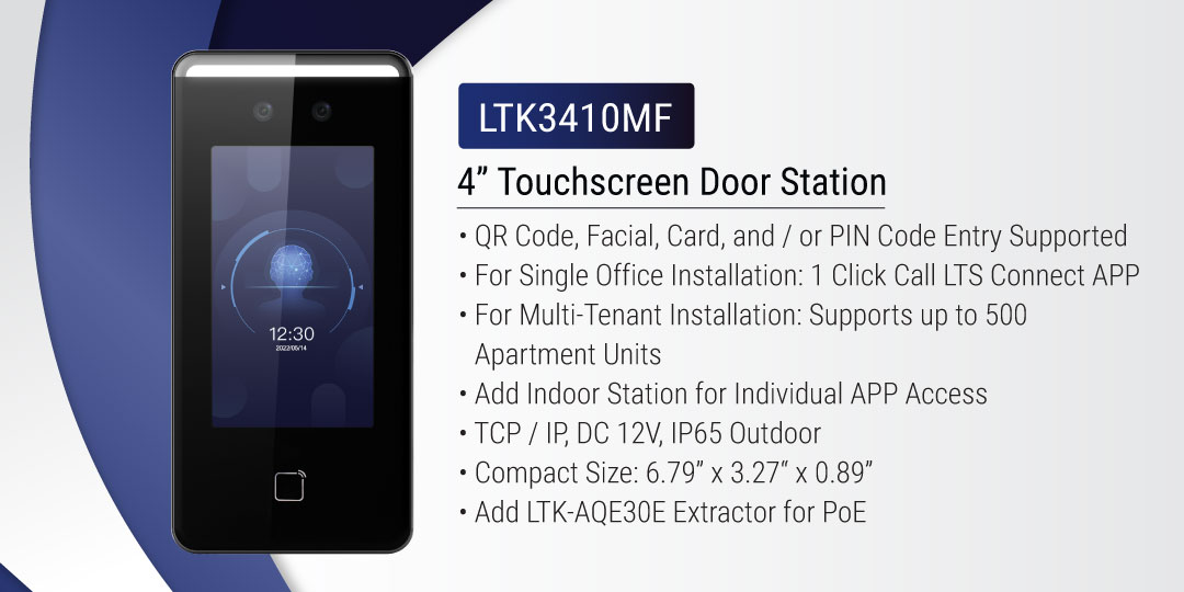 Door Intercom/AC Terminal 4-inch LCD Touch Screen can call Software or ...